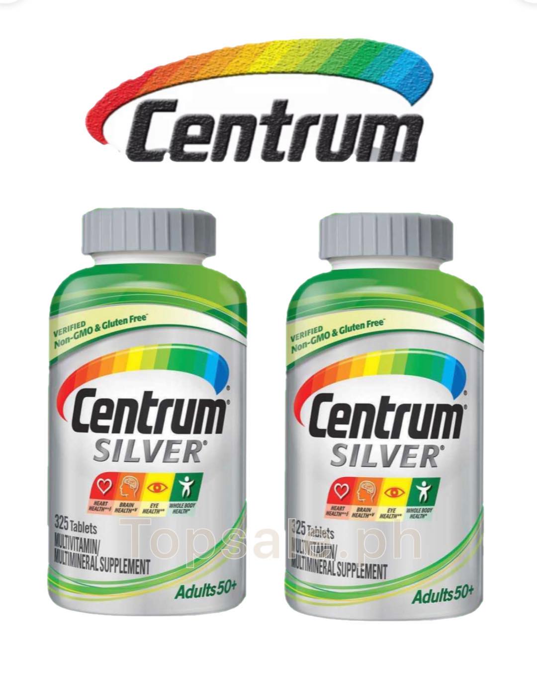 ( Set of 2 ) Centrum Silver Multivitamin Tablet Bottle of 325 Tablets ...