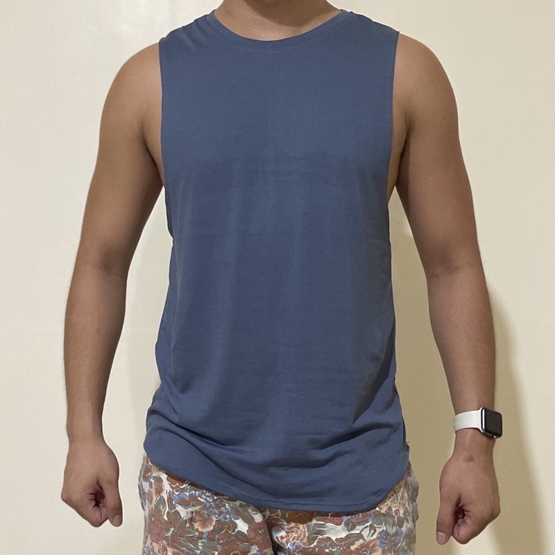[Set 1] 𝗟𝗢𝗡𝗚 𝗙𝗜𝗧 𝗧𝗔𝗡𝗞 𝗧𝗢𝗣 | MUSCLE TEE | SLEEVELESS | GYM SANDO | SANDO ...