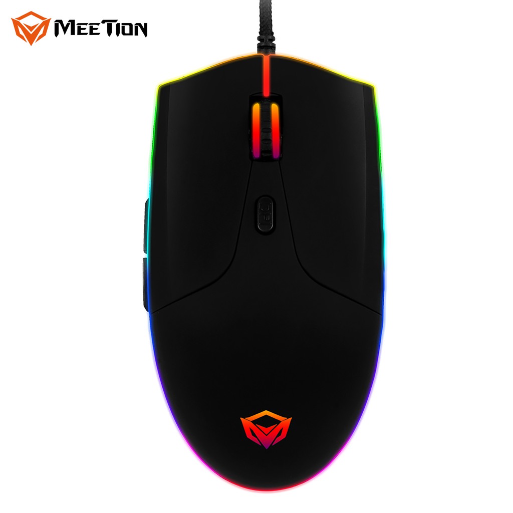 GM21 Meetion Polychrome Gaming Mouse 4800DPI Rgb Gaming Mouse ...