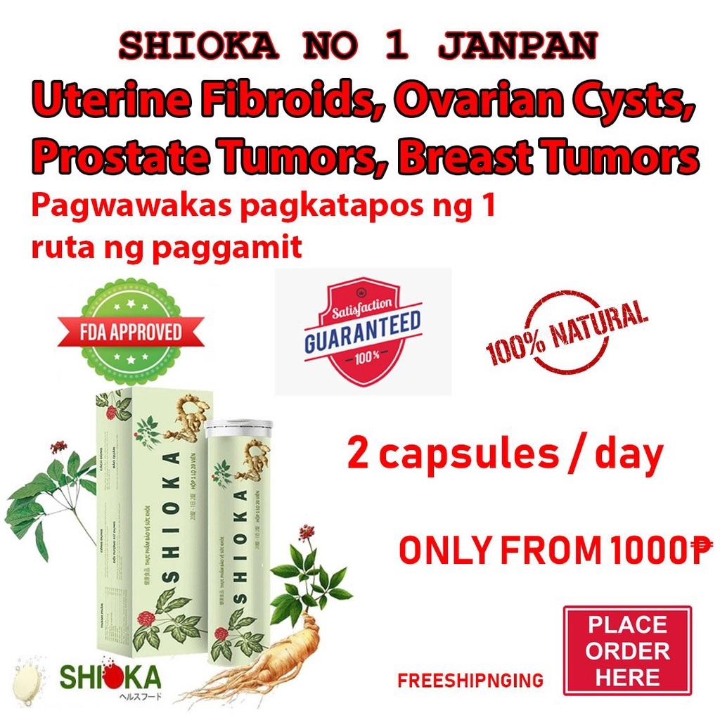 SHIOKA EFFERVESCENT TABLET reduces tumor causing cellsnocturia and ...