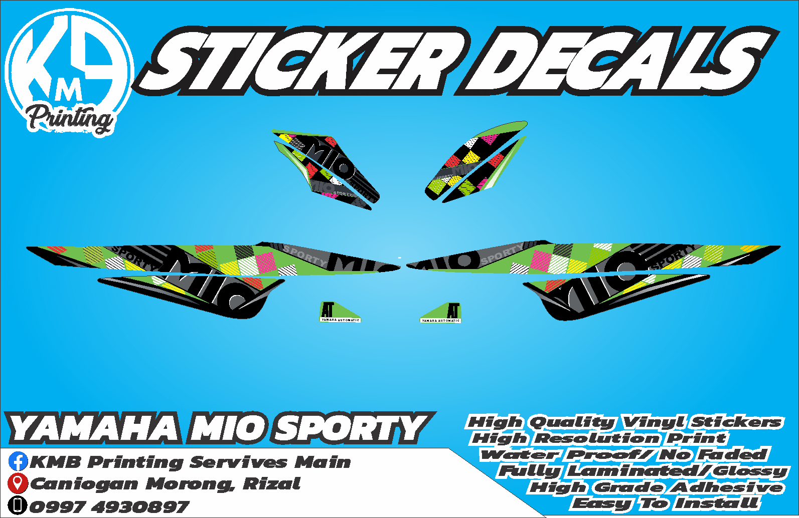 Yamaha Mio Sporty Sticker Decals | Lazada PH
