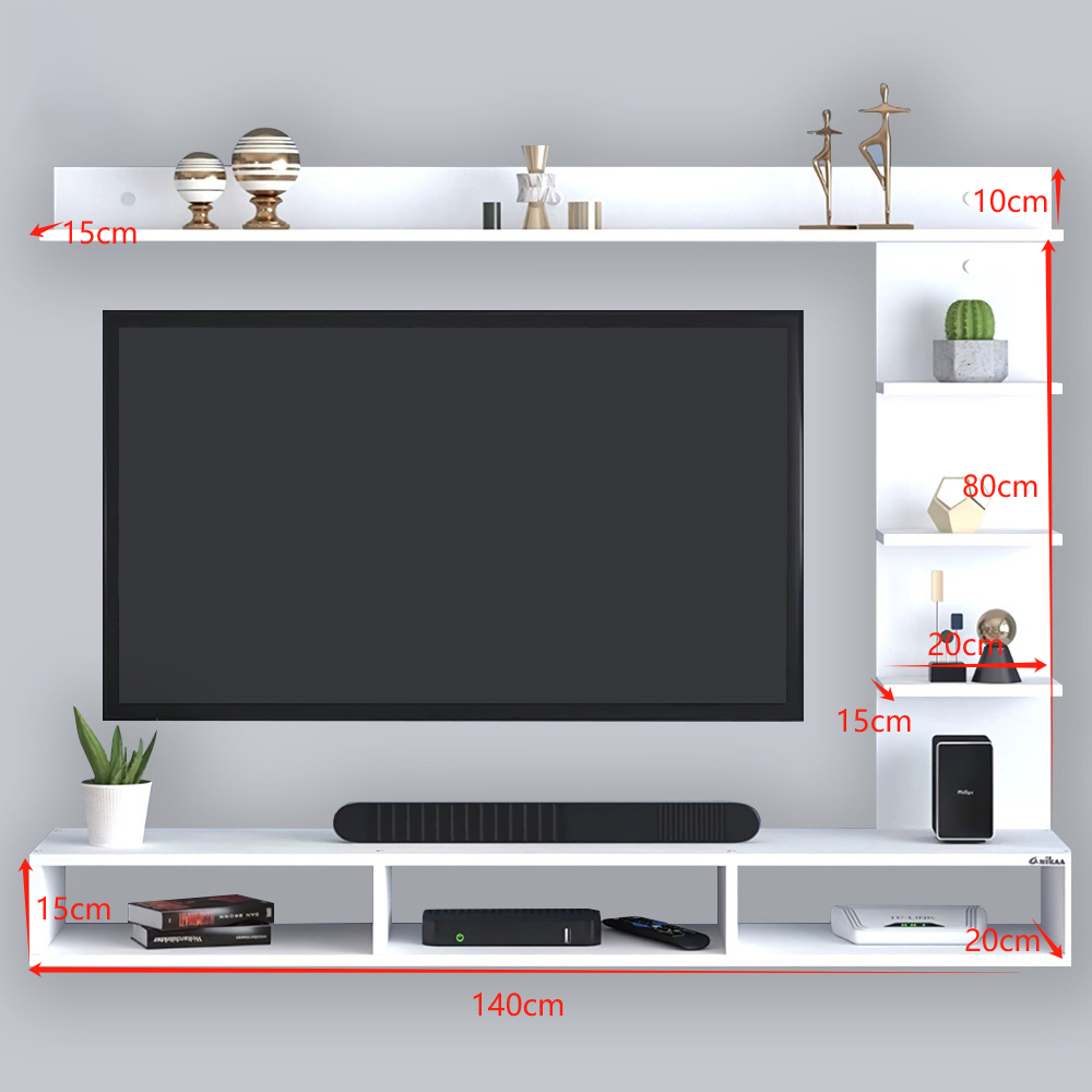 TV cabinet set wall TV cabinet wall mounted TV rack (32-47 inches ...