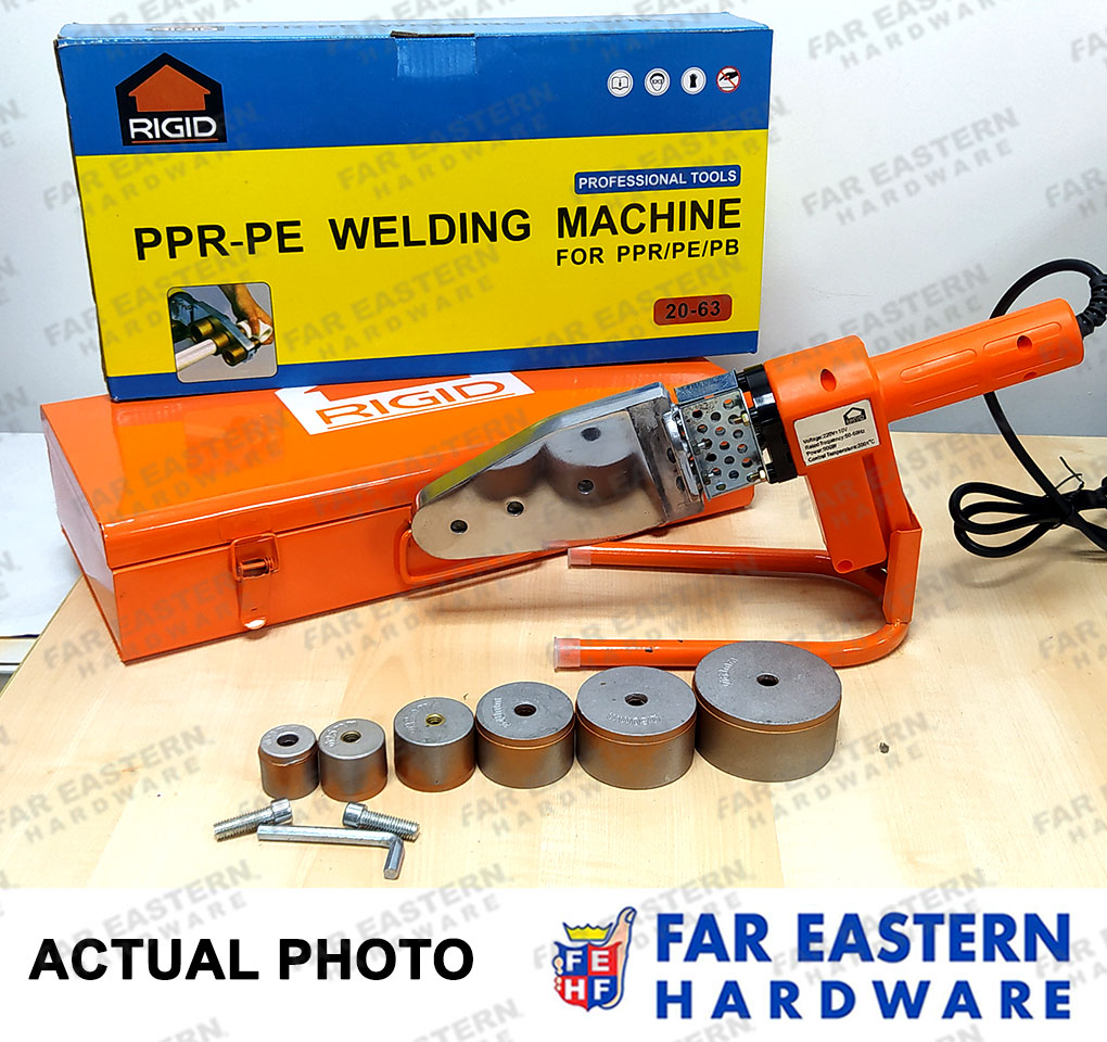 PPR PVC Pipe Fusion Welding Machine w/ Die Set 20 - 63mm FUJIMA | RIGID ...