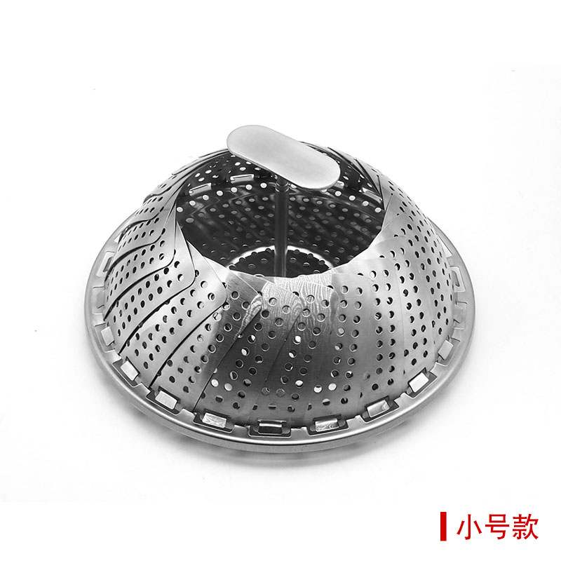 Japanese-style folding multi-purpose kitchen steamer rack stainless ...
