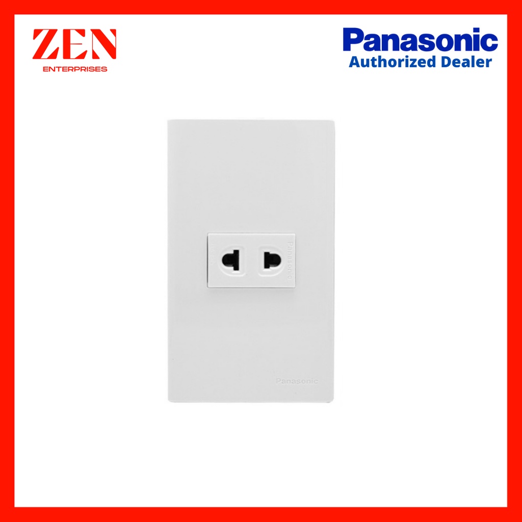 Panasonic Wide Series Universal / Flat Outlets 1 Gang 2 Gang 3 Gang ...