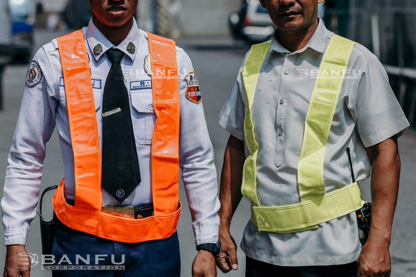 High Visibility Reflective Suspenders SECURITY GUARD,RAMP VEST ...