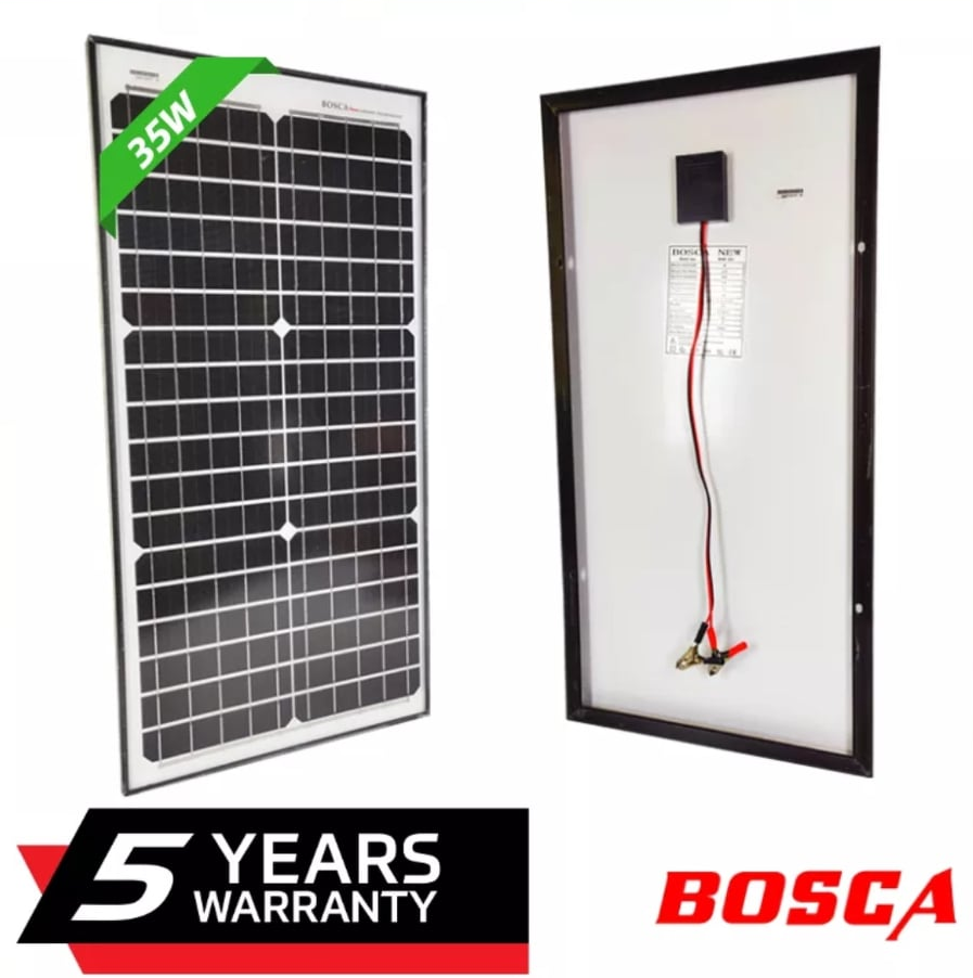 KENLEI BOSCA 5 Year Warranty 35W Solar Panel Mono 35 Watt 12 Volt Pv ...