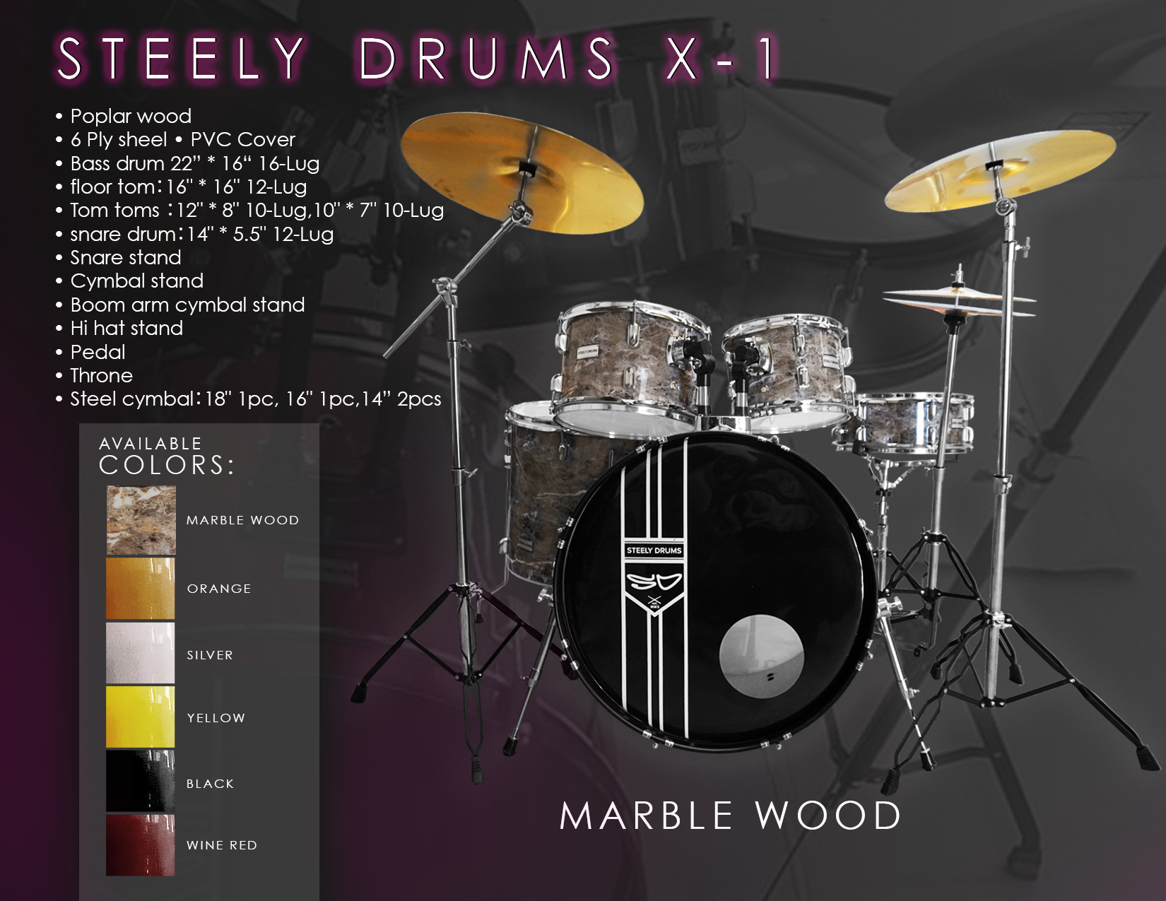 Steely Drums X-1 Bronze Series | Lazada PH