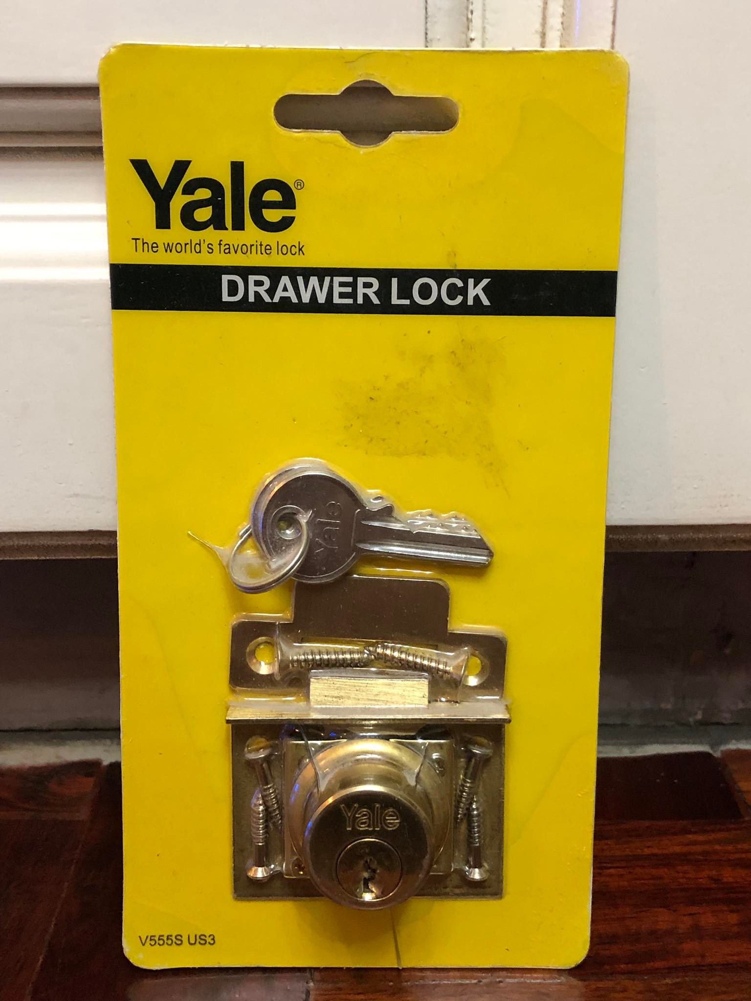 Yale Drawer Lock , Model V555B US3 and V555S US3 | Lazada PH