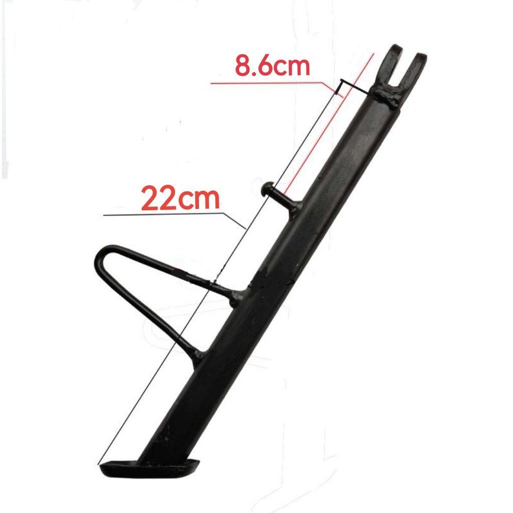 Heavy Duty Motorcycle non-skid and clic SIDE STAND UNIVERSAL 16 18 20 ...