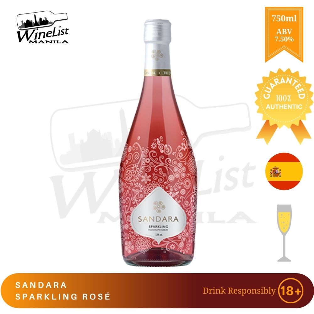 Sandara Rosé | Spain | Sparkling Rose Wine 750ml | Lazada PH