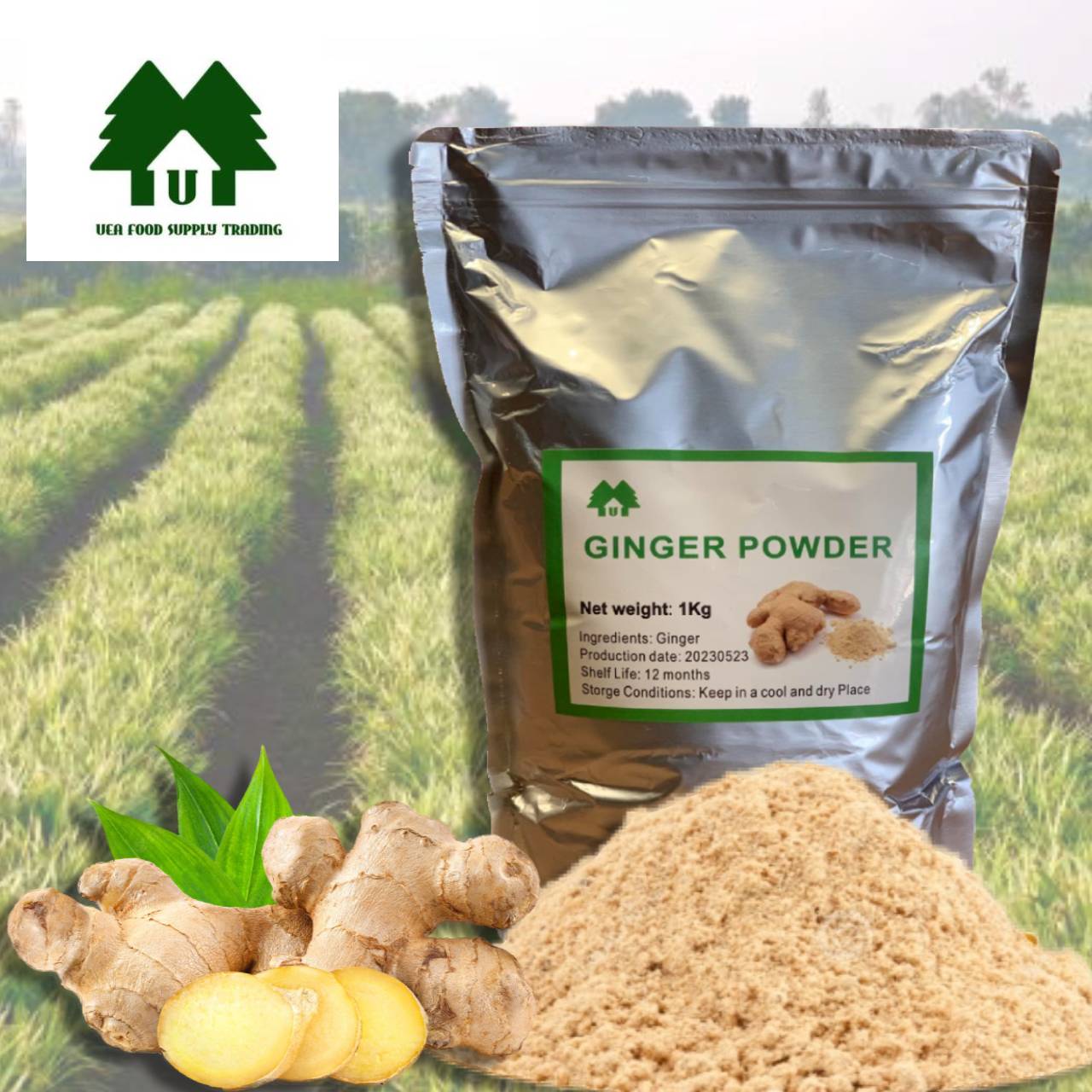 PURE GINGER POWDER / 1kg. & 250g per pack with already ZIPLOCK at the ...