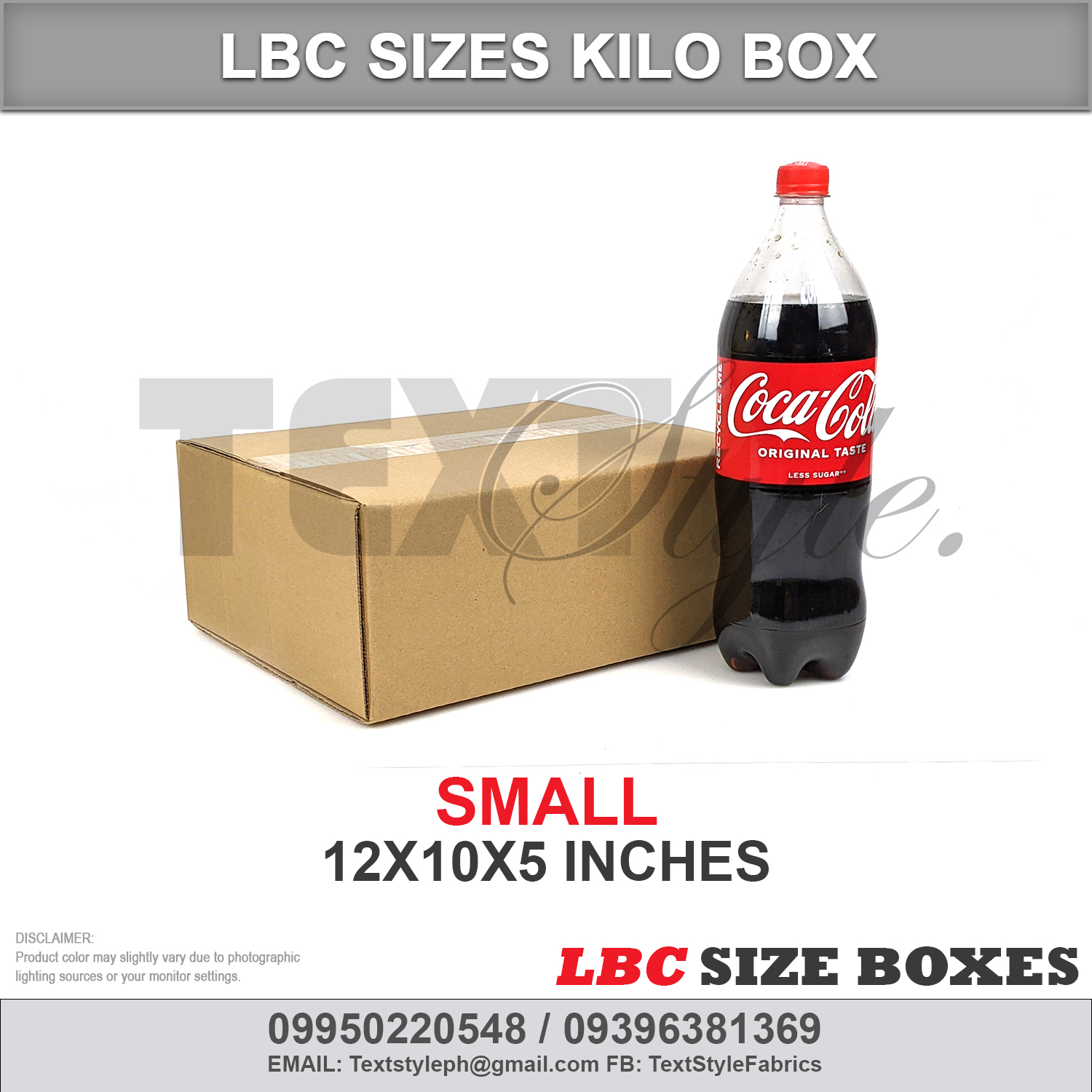 Textstyle Small LBC Express Sizes Corrugated Cargo Shipping Boxes ...
