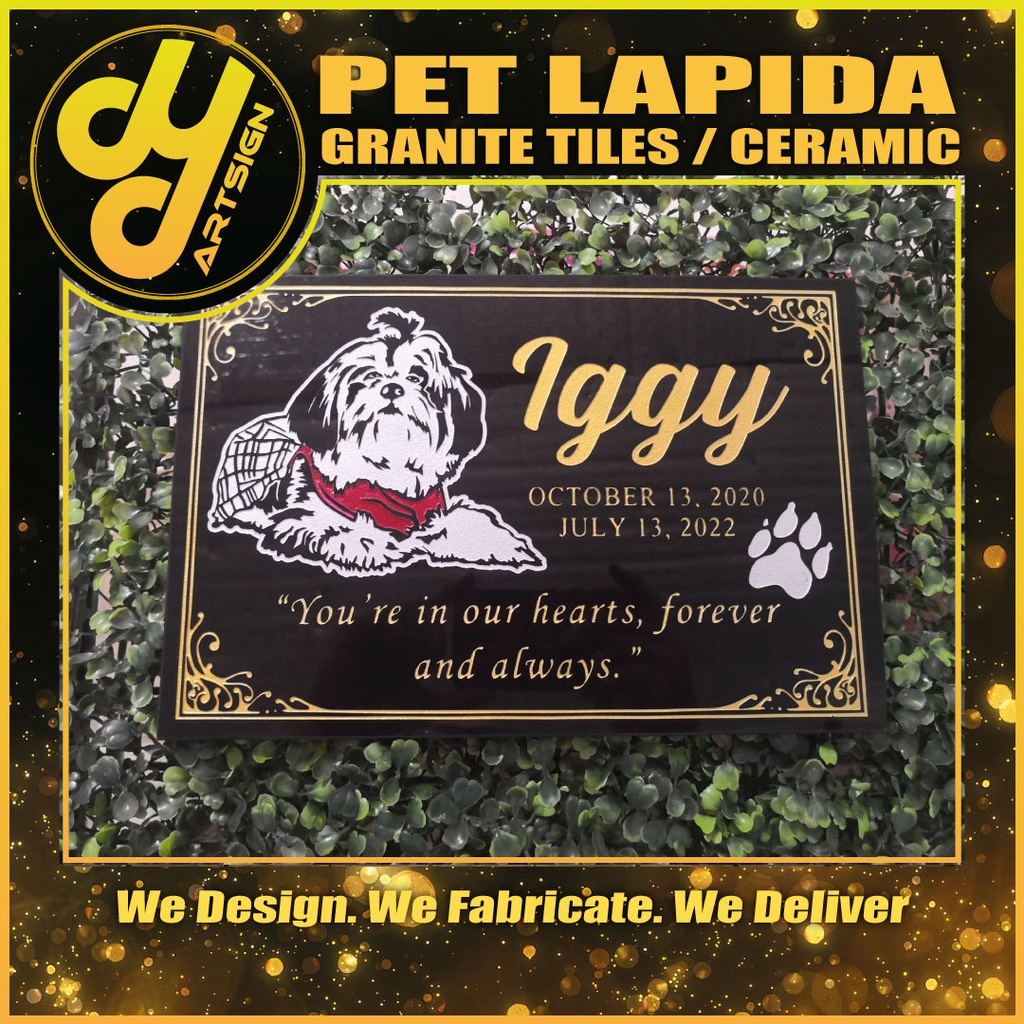 DYD ℠ • Ceramic Tiles Pet Lapida / Memorial Marker / Personalized ...