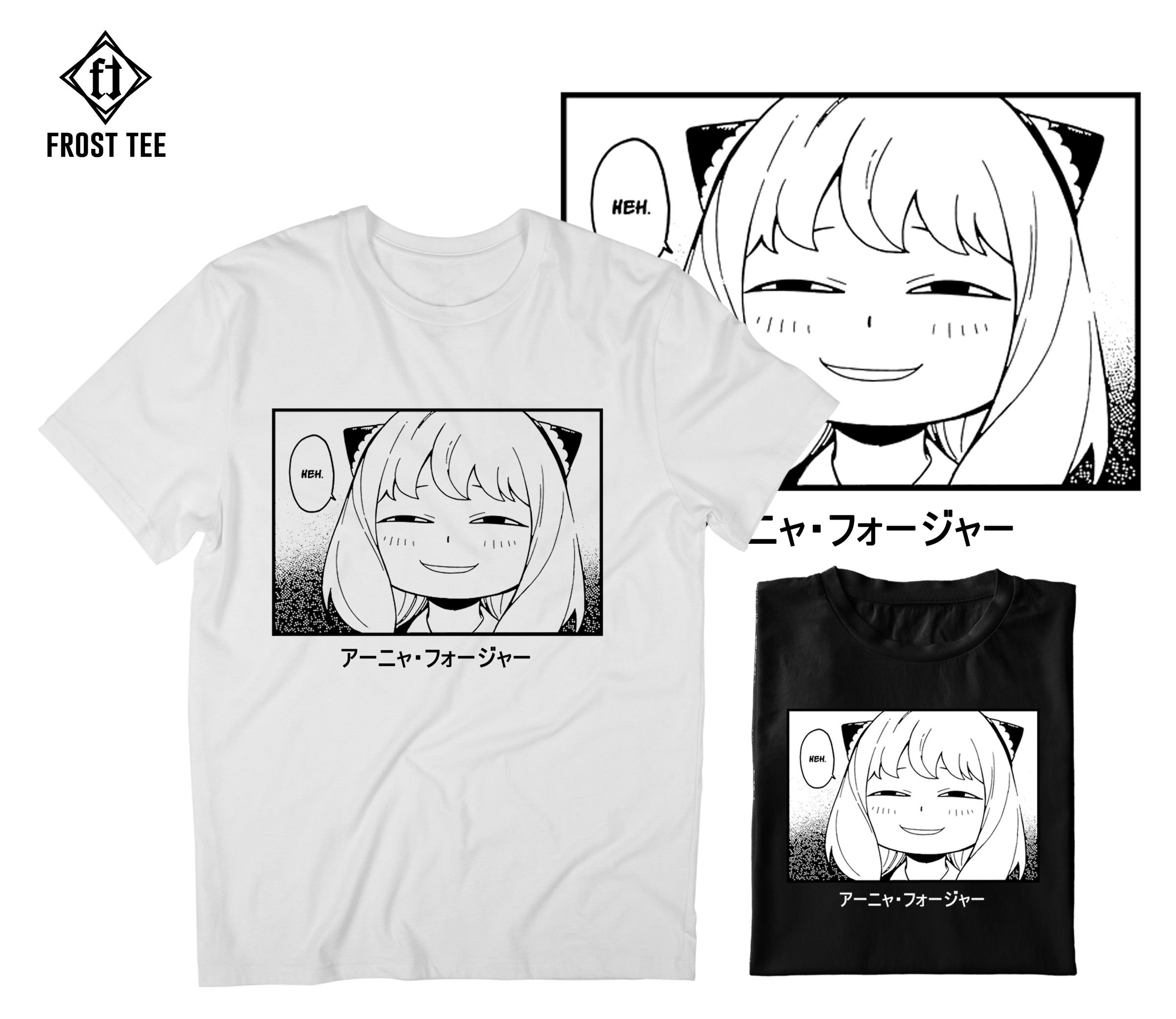 Spy X Family Anya Heh Smug Face Anime Shirt | FROST TEE | Lazada PH