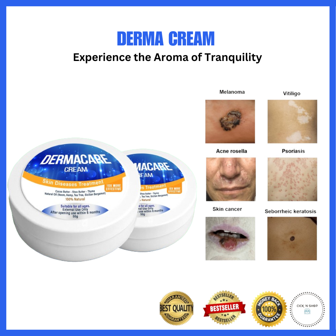 Derma Cream Treatments for Eczema-Psoriasis-Dry Skin-Rosacea-Rashes ...