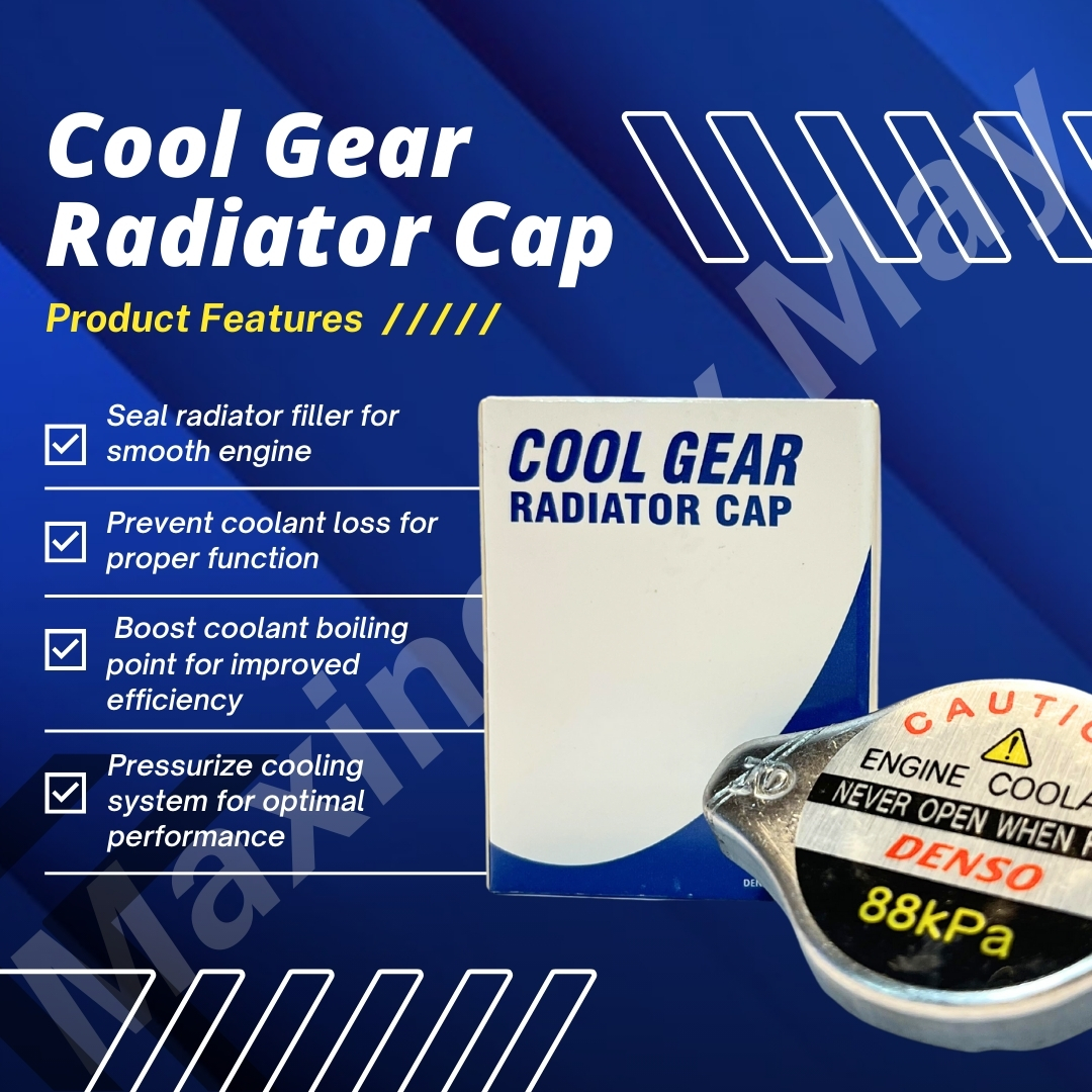 DENSO COOL GEAR RADIATOR CAP 022510-4160, 88kPa | Lazada PH