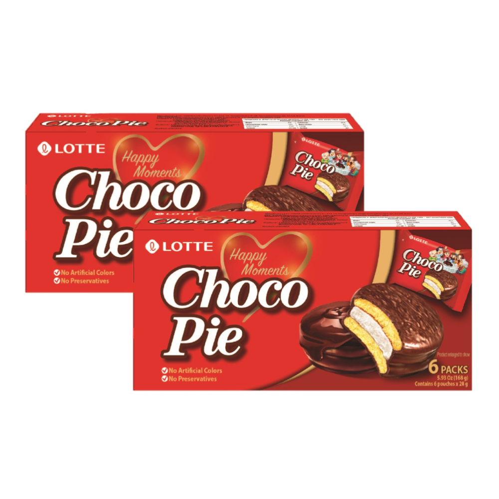 Lotte Choco Pie 6pcs (168g) - Pack of 2 | Lazada PH
