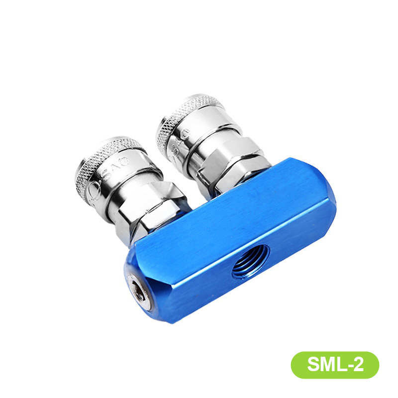 2Way 3Way Air Compressor 1/4 "Quick Connector Air Gas Distributor ...