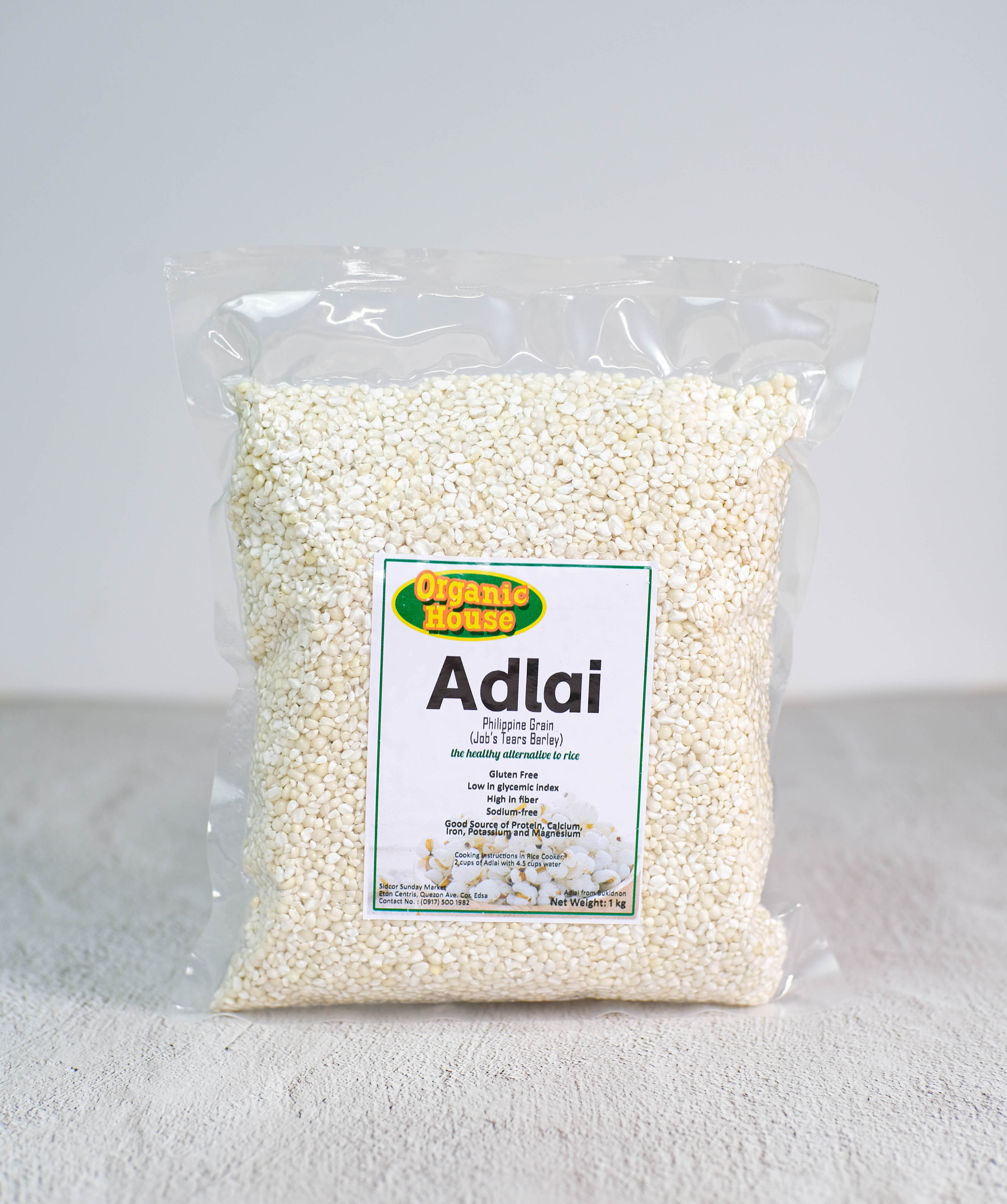 Organic House Adlai Rice 1KG | Lazada PH