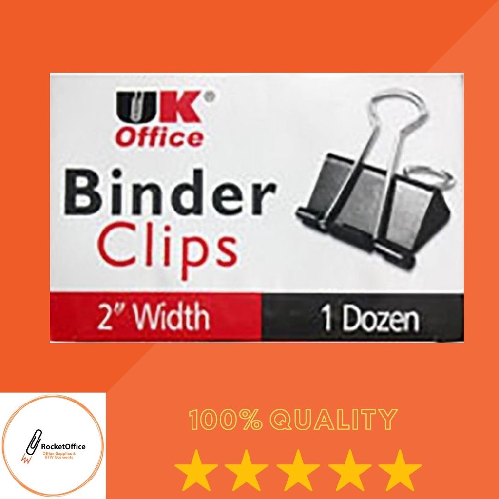 BINDER CLIPS PER DOZEN 2" SIZE SOLD PER DOZEN | Lazada PH
