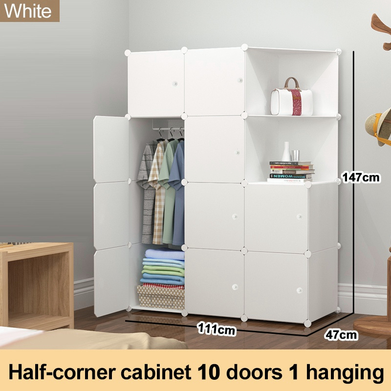Heavy Duty Cabinet Wardrobe for Clothes Storage Cabinet Organizer with ...