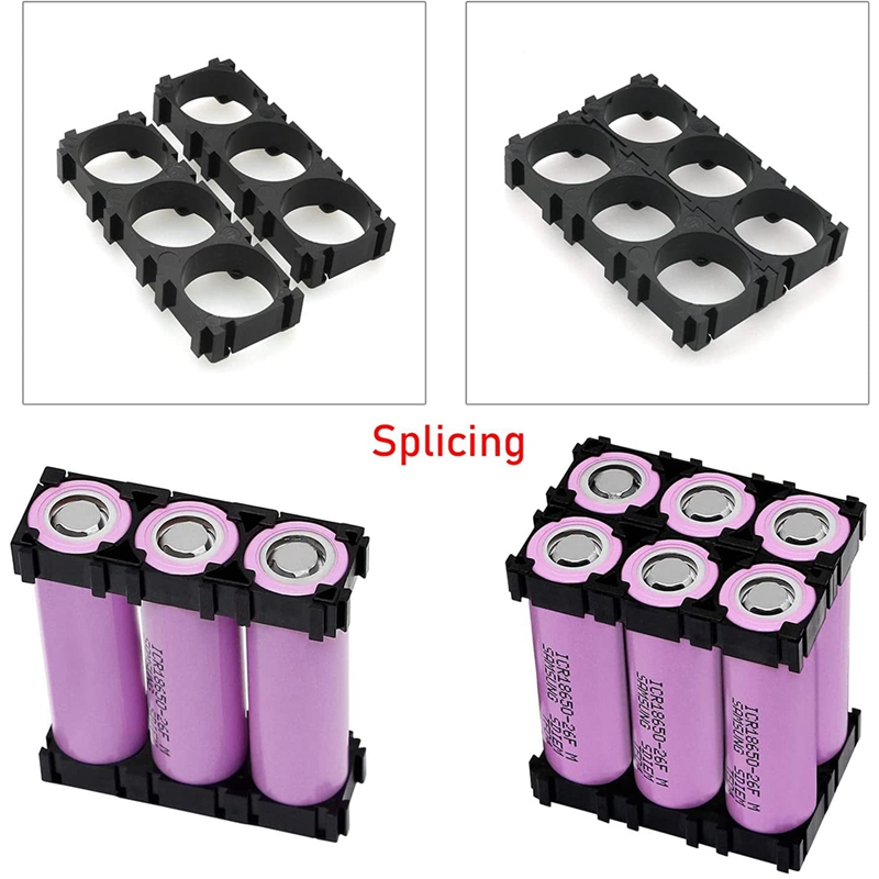 30Pcs Splicing Battery Support 18650 Lithium Battery Bracket Spacer ...