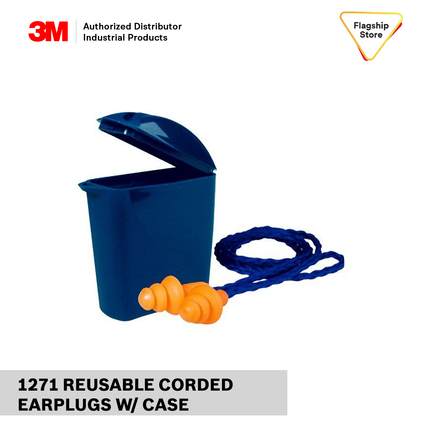 3M 1271 REUSABLE EARPLUGS WITH CASE | Lazada PH