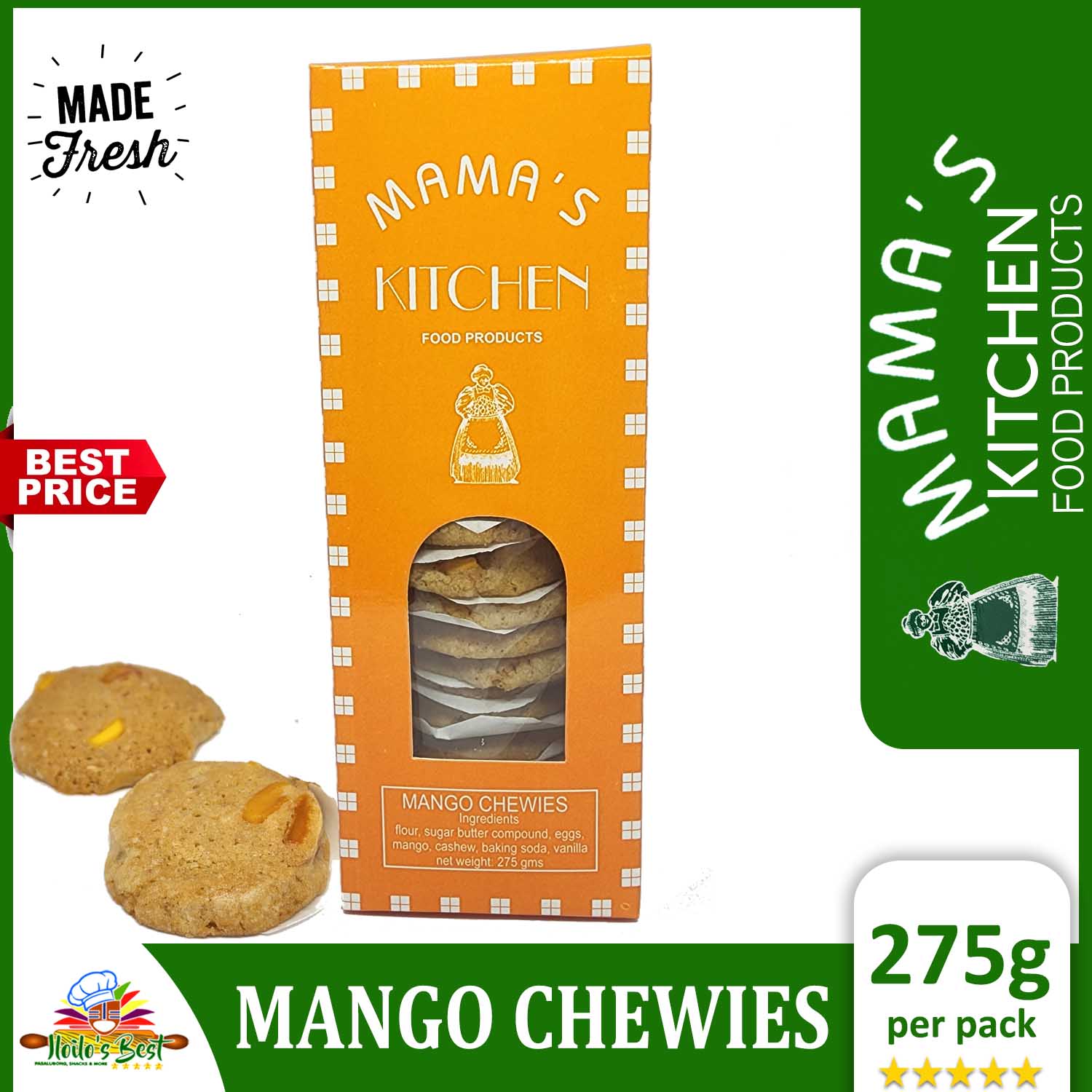 Iloilo's Best | Mango Chewies | Mama's Kitchen Food Products | Cookies, Biscuits and Wafers ...
