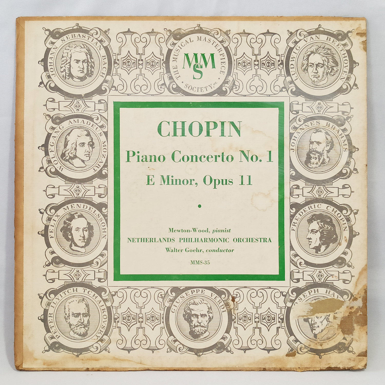 (10", 33 1/3 RPM) Chopin - Piano Concerto No. 1 E Minor, Opus 11 ...