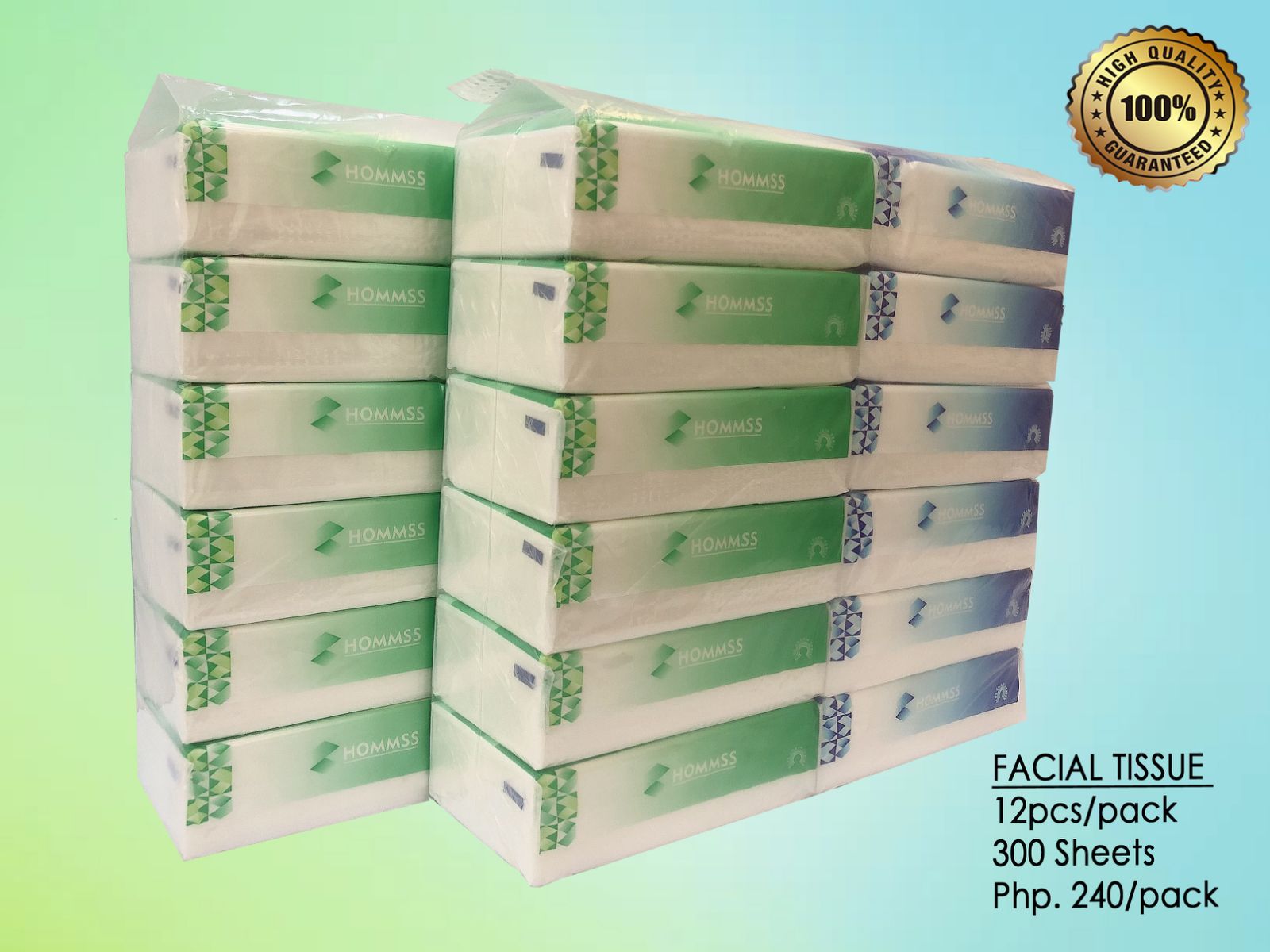 408-HOMMSS GREEN AND BLUE 12PCS PER PACK | Lazada PH