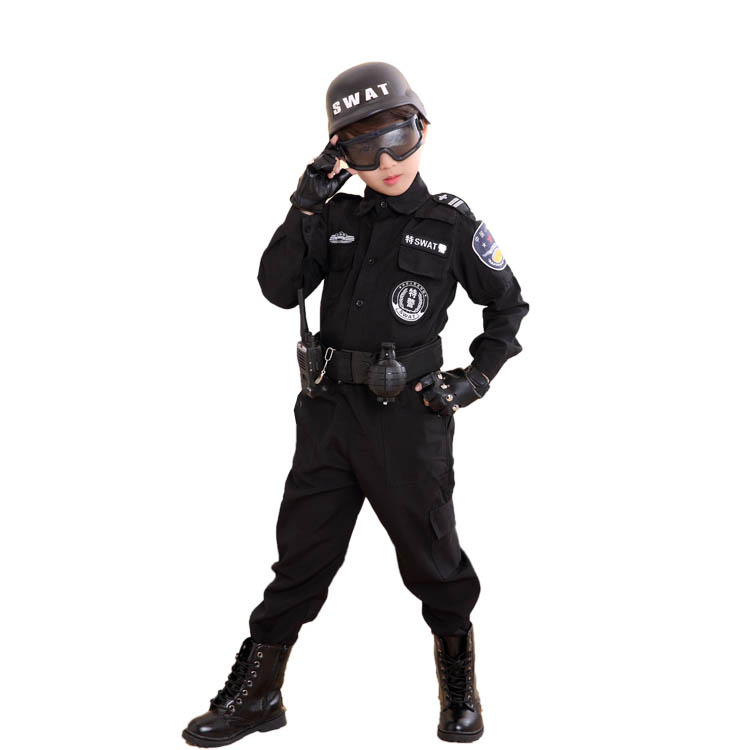 Children's police uniform police equipped with a full set of clothes ...