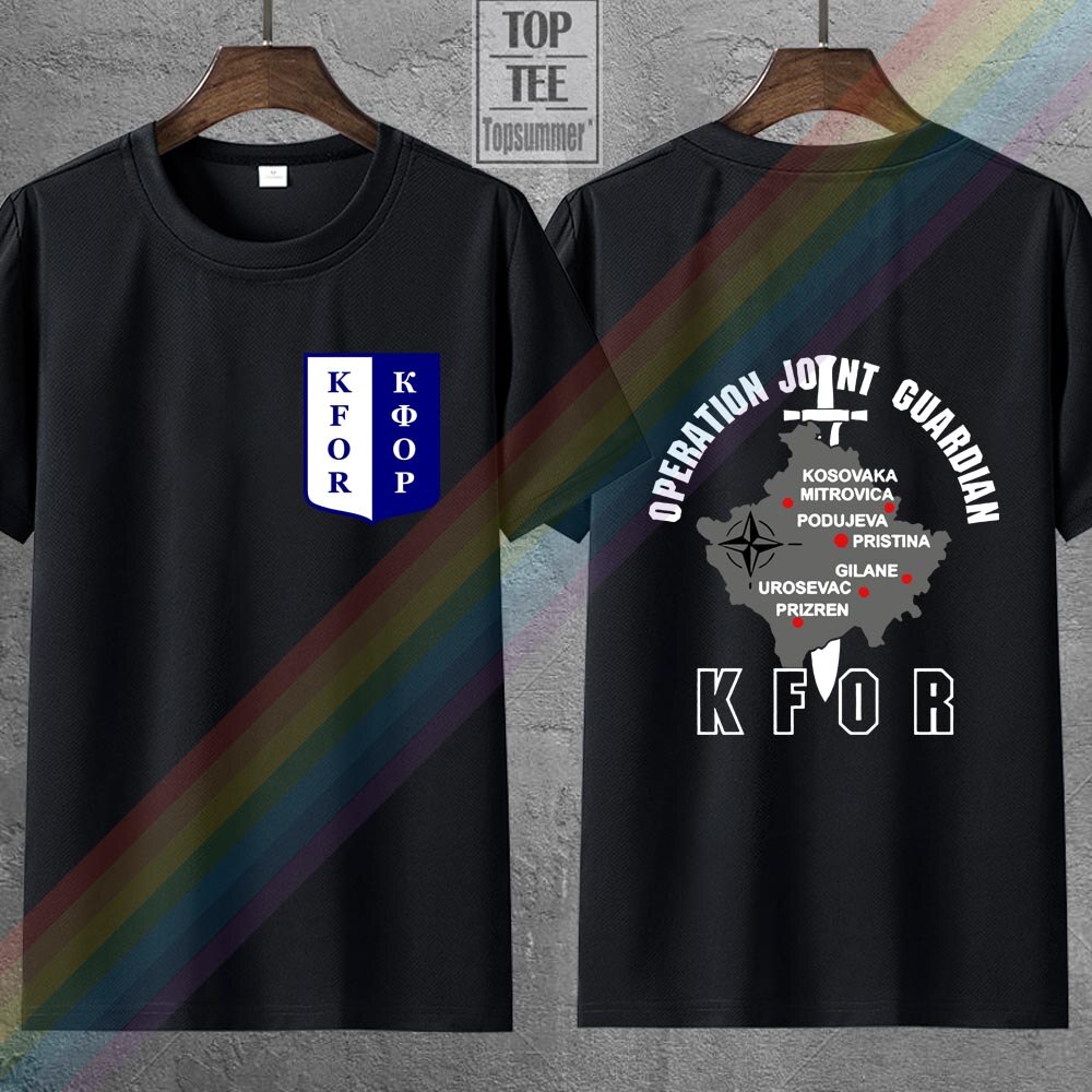 New Summer Style Printed Cotton Operation Joint Guardian Kfor Kosovo ...