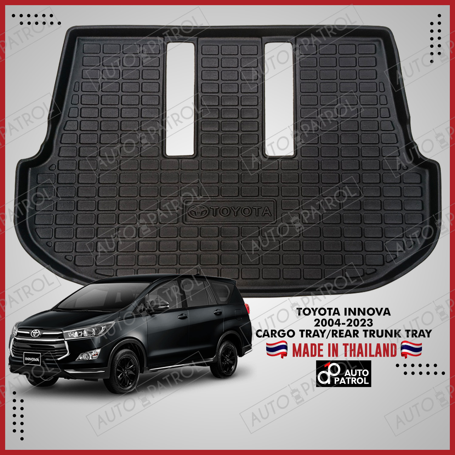 Toyota Innova 2004-2023 Trunk Mat Cargo Tray | Lazada PH
