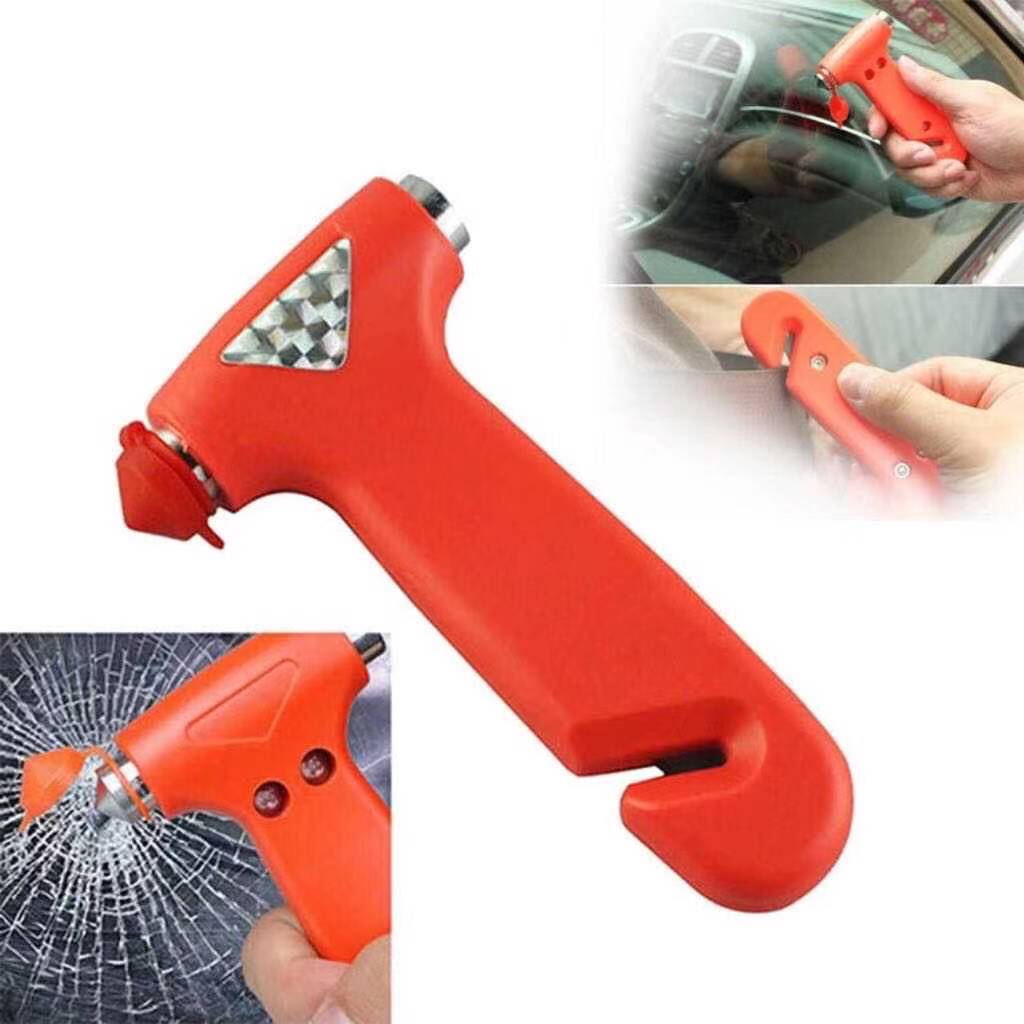 2 in 1 Car Safety Hammer Life-saving Escape Hammer Car Window Broken ...