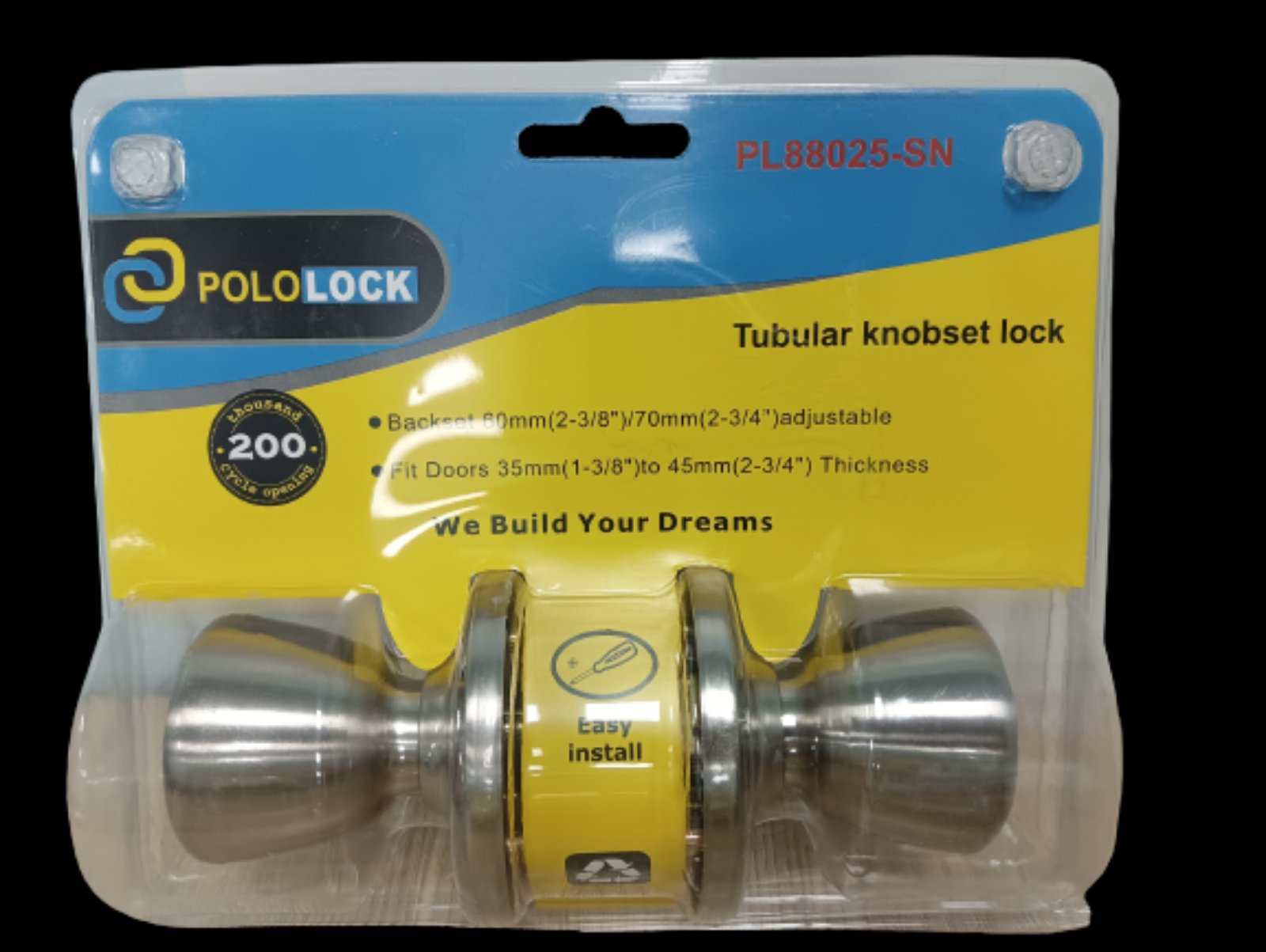 POLOLOCK Tubular Knob Set Lock PL88025 series | Lazada PH