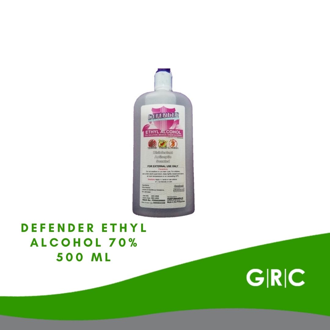 Defender Ethyl Alcohol 70% 500ML | Lazada PH