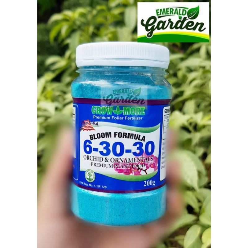 GROW MORE BLOOM FORMULA NPK 6-30-30 Bottle 200g | Lazada PH