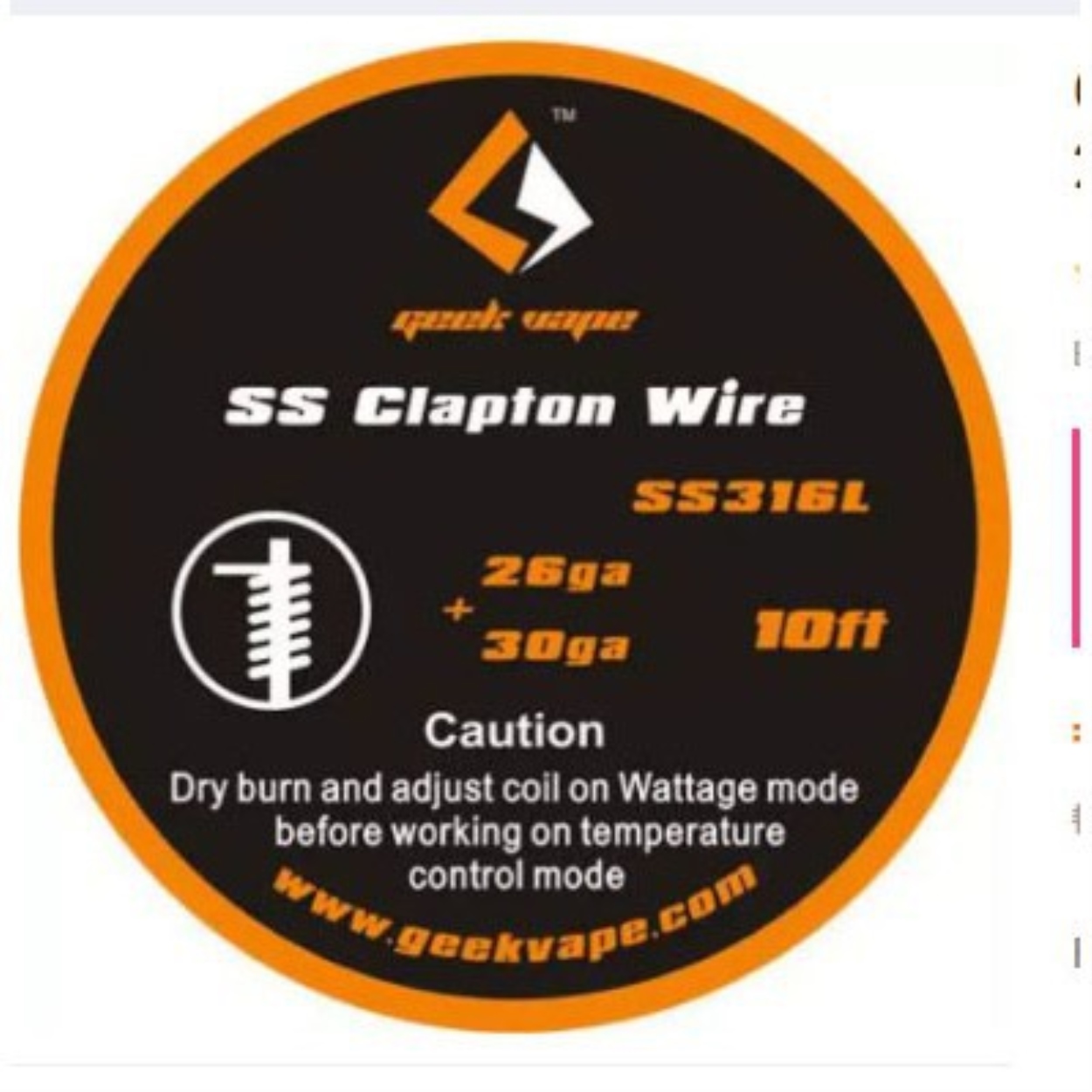 RELAX GeekVape Clapton Wire 10ft (3Meter) | Lazada PH