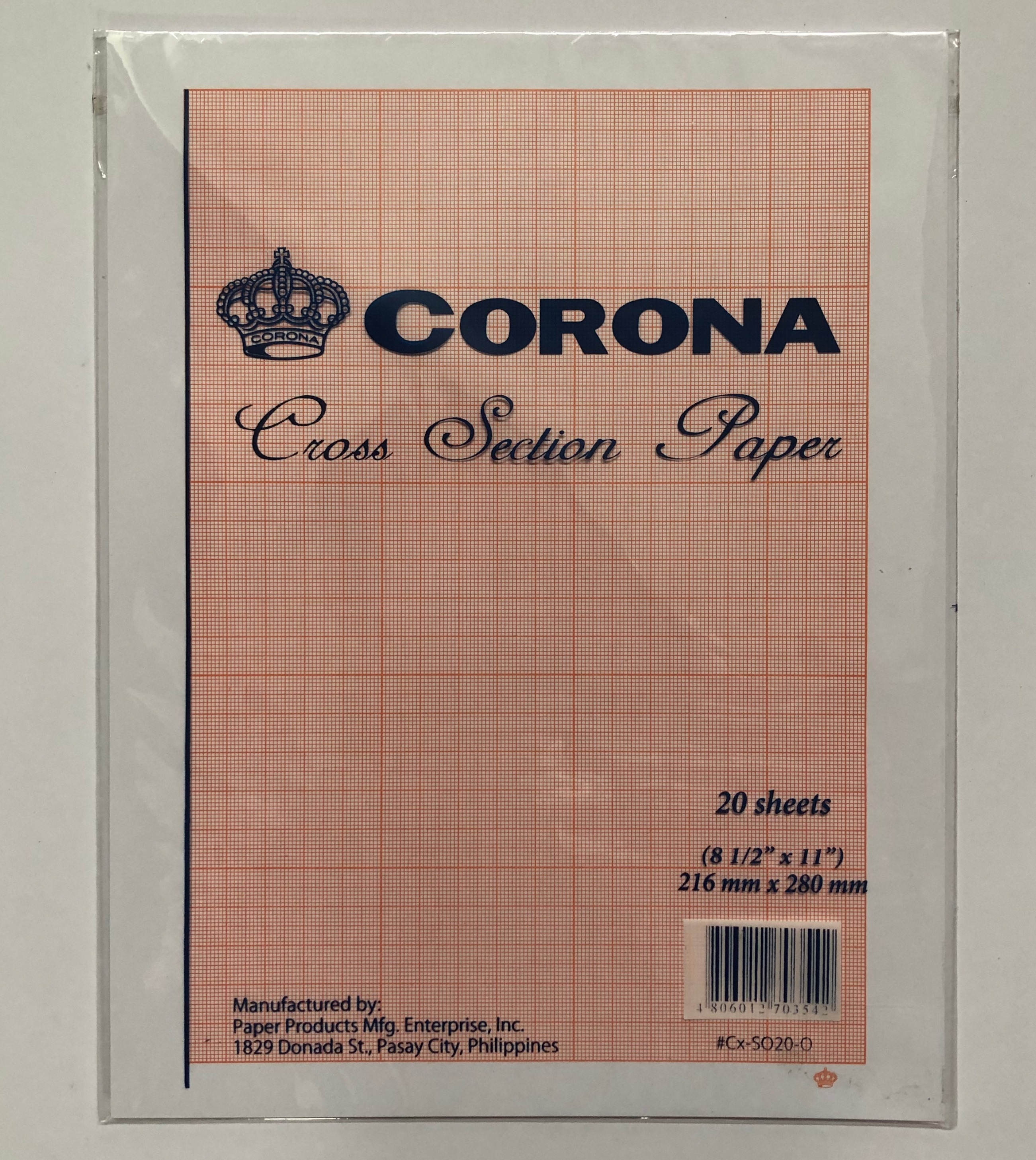 Corona Cross Section Paper | Lazada PH