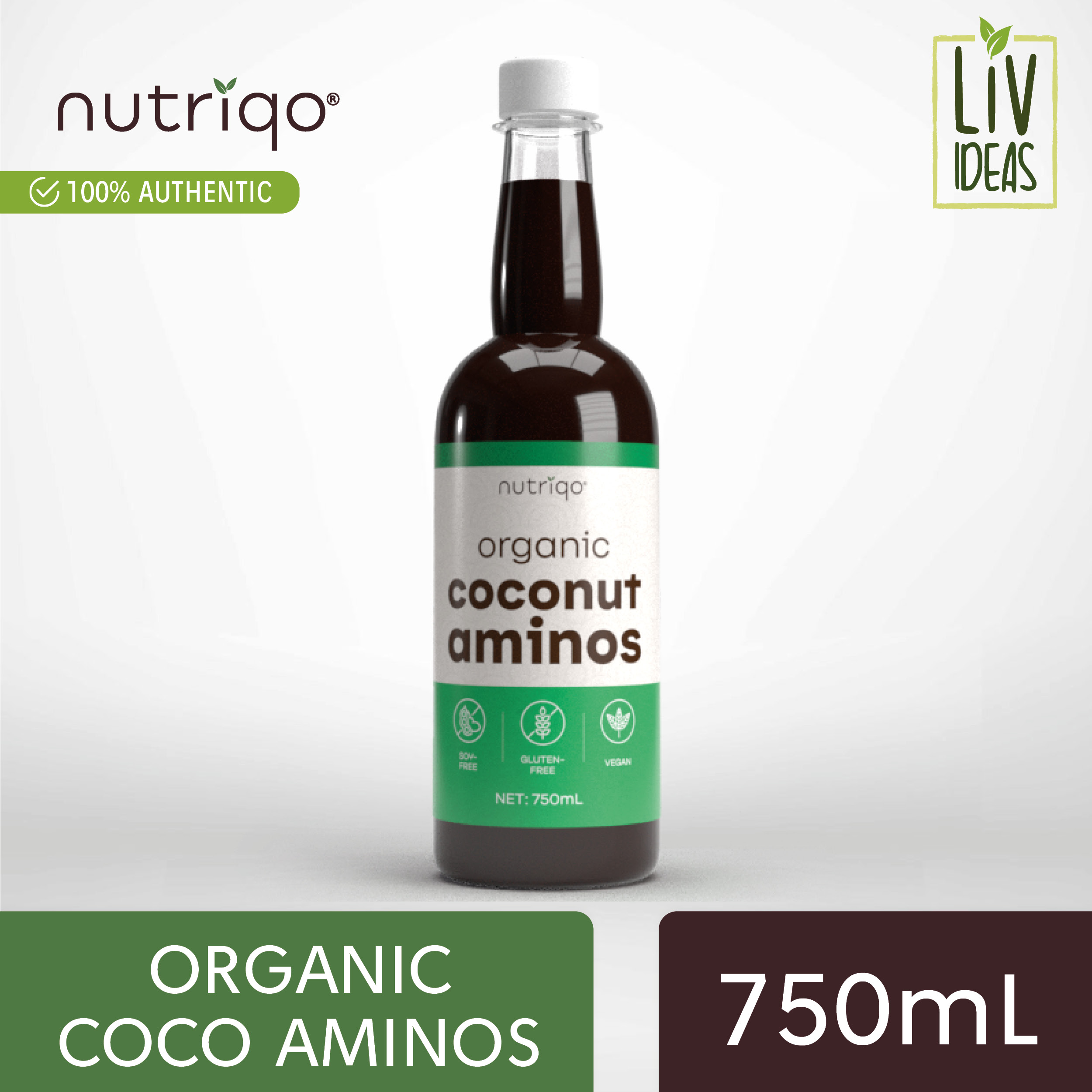Nutriqo Organic Coconut Aminos 750mL (Keto Diet Friendly) | Lazada PH