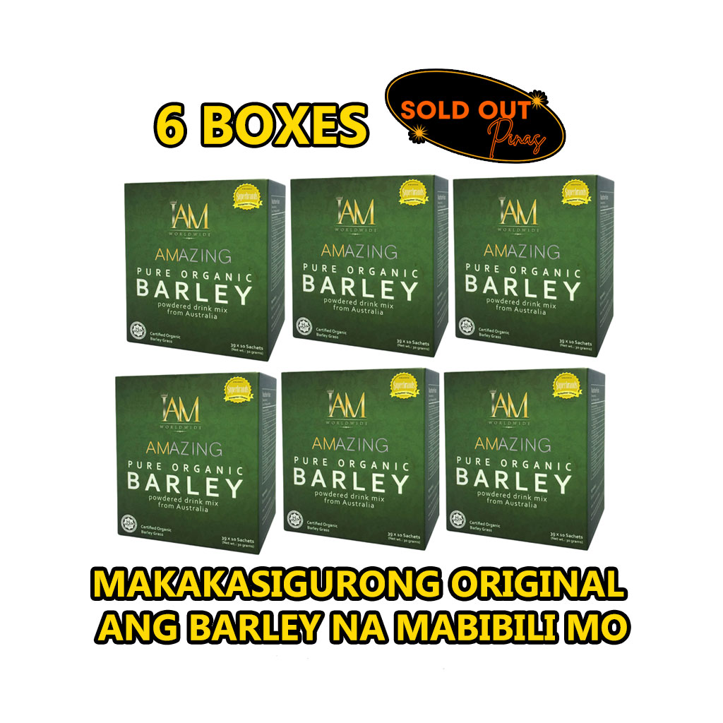 (6 Boxes ) Amazing Pure Organic Barley for Cancer, Diabetes, High Blood ...