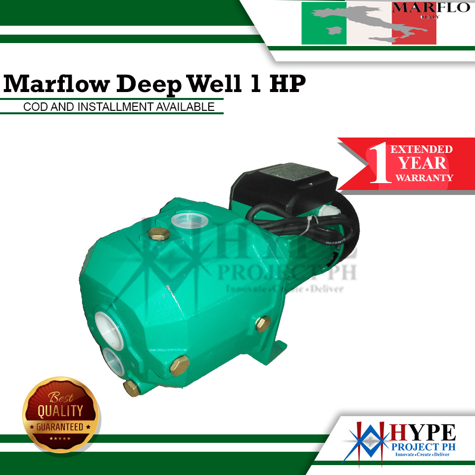 Marflo ITALY Deep well Electric Water Pump 1HP | Lazada PH