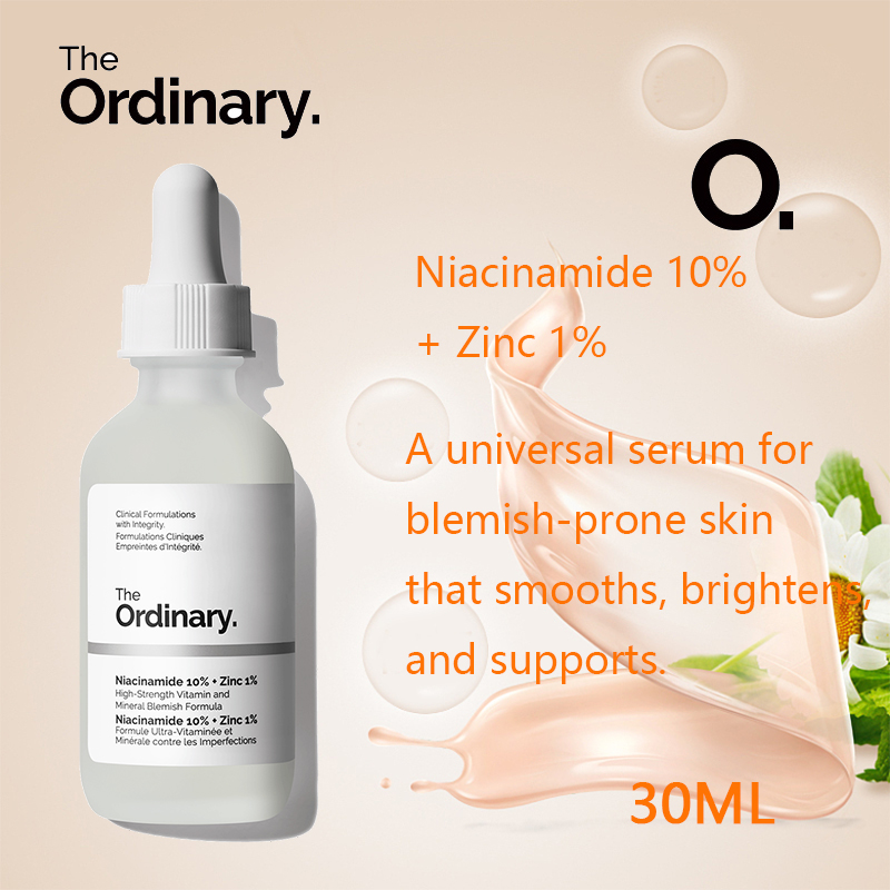 The Ordinary Niacinamide 10%+Zinc 1% Reduce Blackheads Acne Oil Control ...