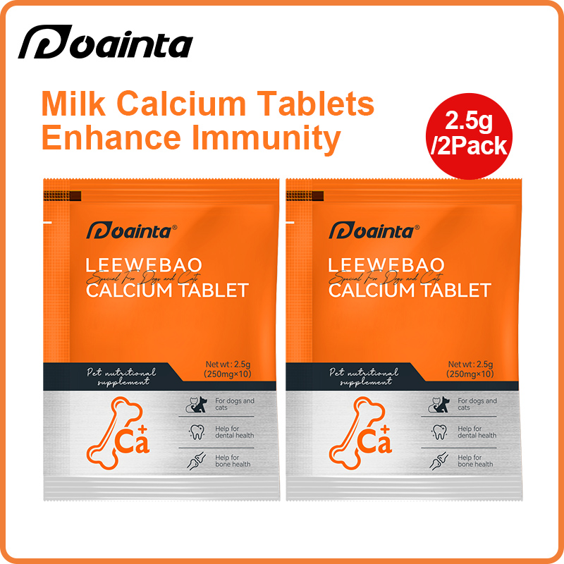 PUAINTA Milk Calcium Tablets for Dogs and Cats Calcium-Phosphorus Plus ...
