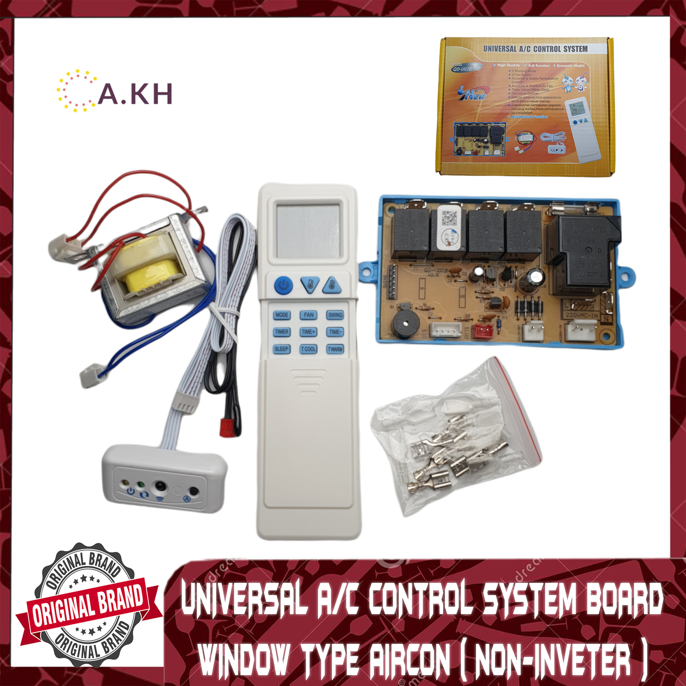 🇵🇭 1 SET OF Universal A/C control system board window type Aircon ( Non ...