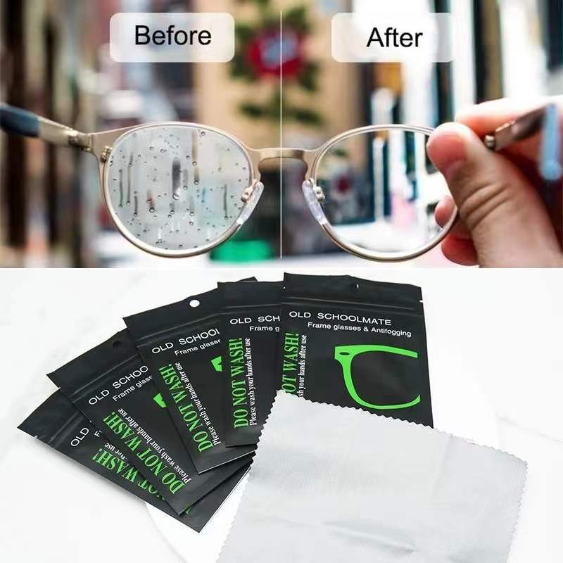 1 pcs Anti-fog Lens Cloth Fiber Glasses Cloth Cleaning Anti-breathing ...