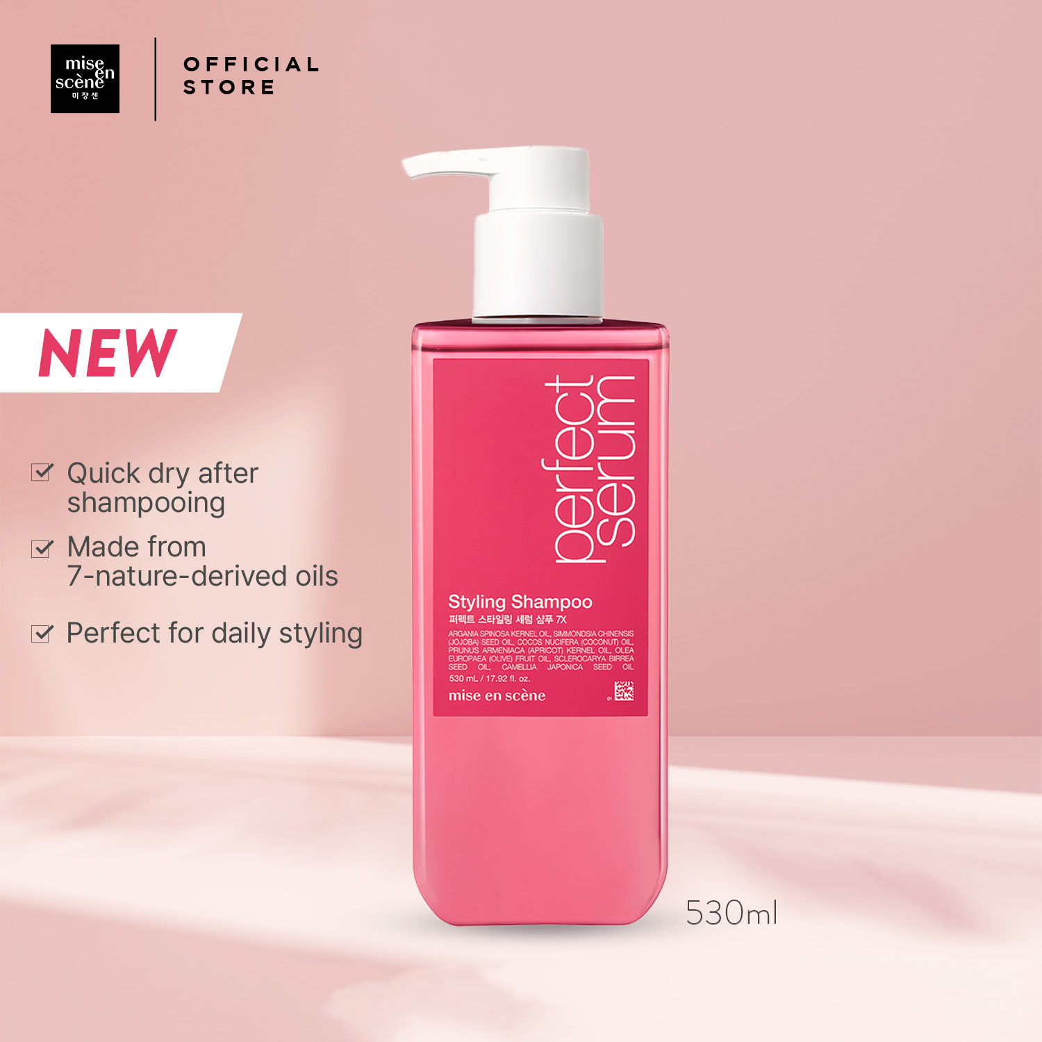 [NEW] mise en scene Perfect Styling Shampoo 530mL | Lazada PH