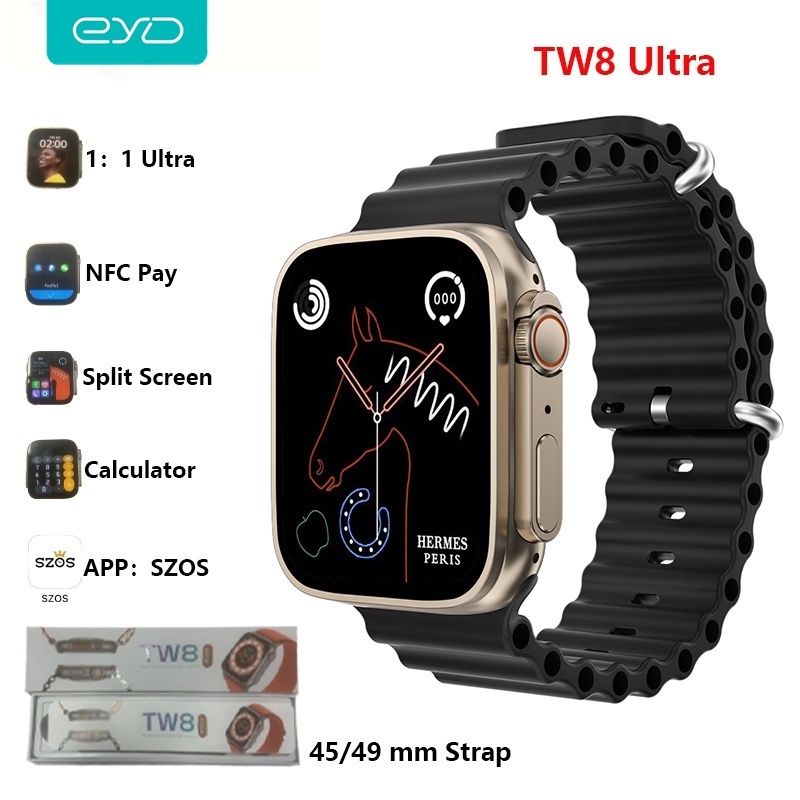 EYD Ultra Smart Watch Series 8 Calculator NFC Game Dynamic Wallpaper ...