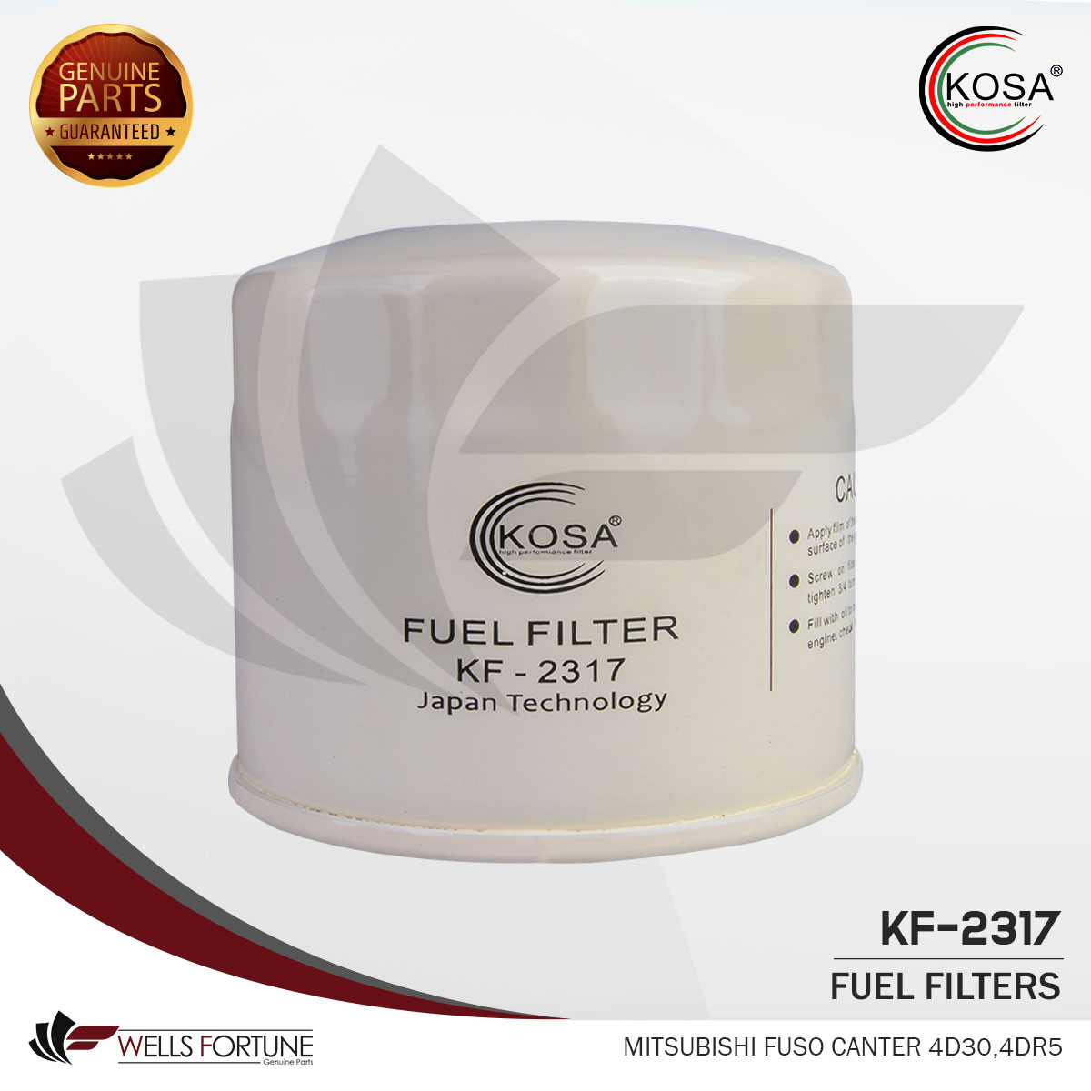 Mitsubishi Fuso Canter 4D30, 4D35 KOSA Fuel Filter COMPATIBLE WITH FC ...